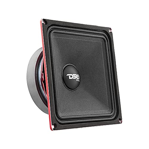 DS18 PRO-X6.4MSQ 6.5X6.5'' Square Midrange Loudspeaker 500 Watts 250W RMS 4 Ohms (1 Speaker)