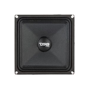 DS18 PRO-X6.4MSQ 6.5X6.5'' Square Midrange Loudspeaker 500 Watts 250W RMS 4 Ohms (1 Speaker)