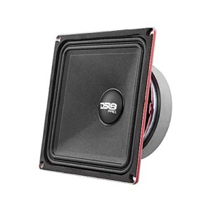 DS18 PRO-X6.4MSQ 6.5X6.5'' Square Midrange Loudspeaker 500 Watts 250W RMS 4 Ohms (1 Speaker)