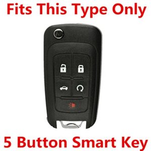 Rpkey Silicone Keyless Entry Remote Control Key Fob Cover Case protector Replacement Fit For Buick Encore LaCrosse Regal Verano（Violet）OHT01060512 5461A-01060512