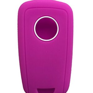 Rpkey Silicone Keyless Entry Remote Control Key Fob Cover Case protector Replacement Fit For Buick Encore LaCrosse Regal Verano（Violet）OHT01060512 5461A-01060512