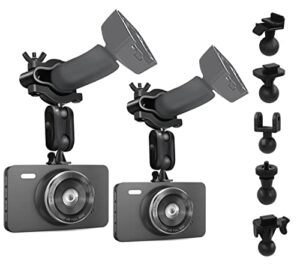 sportway dash cam mount, s90 dash cam mirror mount holder with 6pcs joints for rove apeman chortau roav nexar iiwey yi z-edge old shark kdlinks crosstour falcon zero… most car dash cameras