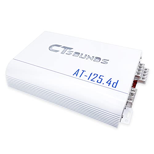 CT Sounds ATv2-125.4D 4-Channel 800-Watt Class D Competition Car Amplifier