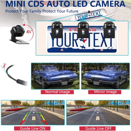 Backup Camera Rear View Monitor Kit, for Car Truck Minivan,Waterproof,Night Vision,Easy Installation, 4.3inch