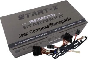 start-x remote start kit for jeep compass 2017-2018 & jeep renegade 2015-2017 || plug n play || 3x lock to remote start