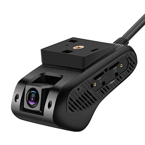 Live Streaming Dash Cam Vehicle DashCam GPS Tracking 4G LTE Dual Video Front & Cabin Facing Cameras 1080P HD DVR Video Loop Recording on 128GB microSD Card Event Alerts Global-View.Net