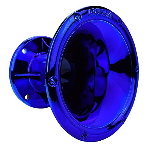 PRV AUDIO 2 Inch Exit Horn Waveguide WGP14-50 BLUE CR for Bolt On Compression Drivers - UV Resistant Chrome Finish Driver Guide - Blue Chrome Color (Single)