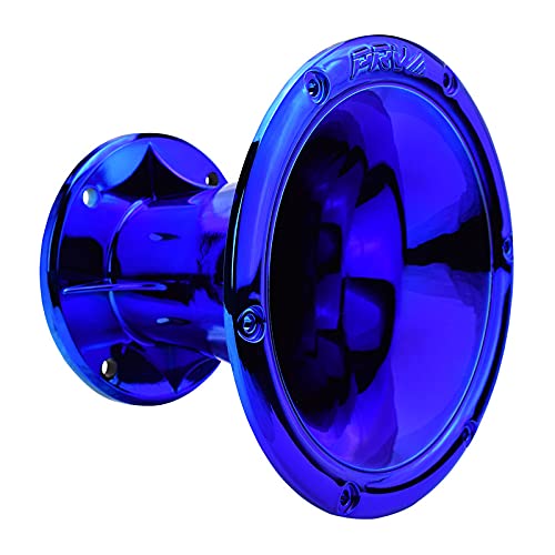 PRV AUDIO 2 Inch Exit Horn Waveguide WGP14-50 BLUE CR for Bolt On Compression Drivers - UV Resistant Chrome Finish Driver Guide - Blue Chrome Color (Single)