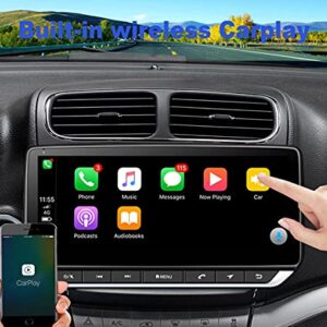 Topdisplay Android 10 Radio Replacement for Dodge Journey 2011-2020 Navigation 10.25inch Touch Screen 4+64G Wireless Carplay Android Auto 4G LTE WiFi Free Camera