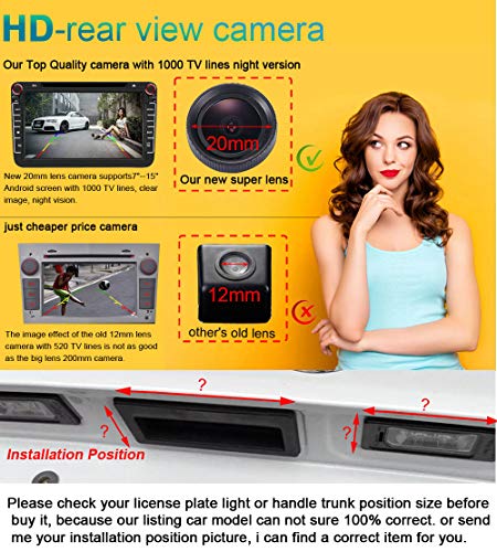 Super HD CCD Sensor Vehicle 20mm 170 Wide Angle Night Vision Rear View IP68 Reverse Backup Camera for Holden Caprice/Commodore/MonaroVX/Ute VY SS VZ/Adventra/Sedan/Commodore VR, VS/Calais VE V6