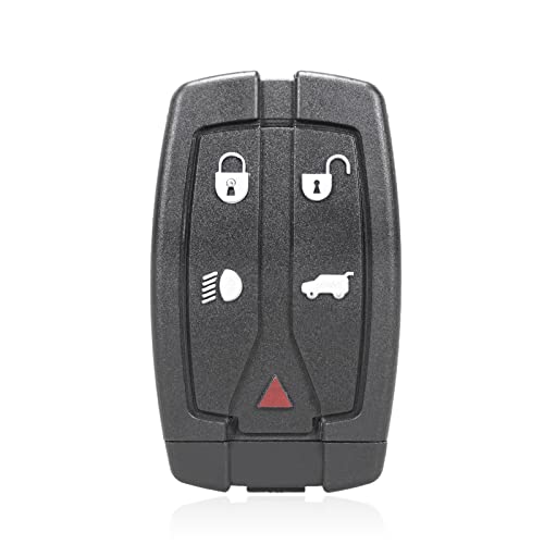 TOP-VIGOR 315MHz Keyless Entry Remote Car Key Fob NT8TX9, Smart Chip 5 Button Key Fob Replacement for Land Rover LR2 2008 2009 2010 2011 2012