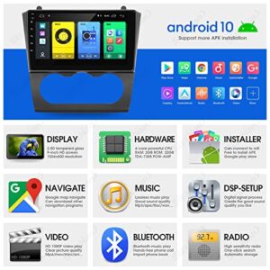 SizxNanv for Altima Android 10 Touch Screen Compatible with Carplay Android Auto,Car Radio Stereo Bluetooth Navigation Media Player GPS WIFI FM/AM Rear Camera for Altima Teana 2008 2009 2010 2011 2012