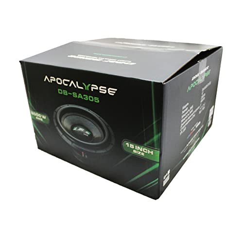 Deaf Bonce Apocalypse DB-SA305 D1 15" 4000W Dual 1-Ohm Subwoofer