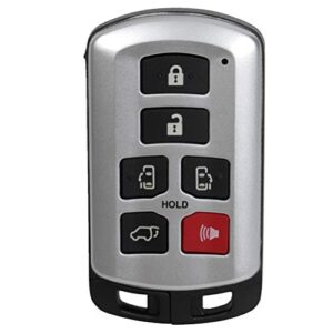 anpart 1 x remote key fob replacement for toyota sienna van fcc hyq14adr 89904-08010 keyless entry uncut transponder