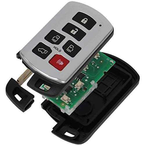 ANPART 1 X Remote Key Fob replacement for Toyota Sienna Van FCC HYQ14ADR 89904-08010 Keyless Entry Uncut Transponder