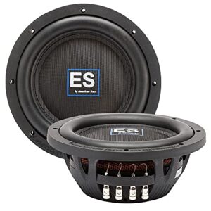 2 pack american bass 10″ slim subwoofer 1000w max dvc 4 ohm car audio es-1044