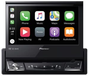 pioneer – 7-inch multimedia dvd receiver – black (renewed)