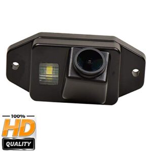 hd 1280x720p reversing camera integrated in number plate light license rear view backup camera waterproof night vision for toyota land cruiser/prado lc 90 120 150 / prado/fj cruiser