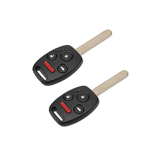 DRIVESTAR Keyless Entry Remote Car Key Fob Replacement for Honda Civic EX EX-L SI Replacement for N5F-S0084A,Use 4 Botton Set of 2