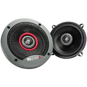 mb quart fkb113 formula series 2-way coaxial speakers (5.25″), gray