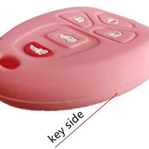 Smart Key Fob Cover Case Protector Keyless Remote Holder for Buick Gmc Chevrolet Cadillac Special