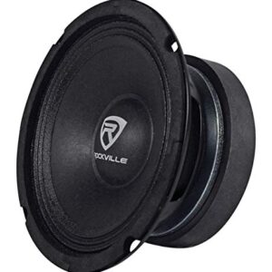 Rockville (2) RM64PRO 6.5" 400 Watt 4 Ohm SPL Mid-Bass Midrange Car Speakers