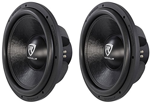 Rockville (2) W15K6D2 V2 15" 8000w Car Subwoofers Dual 2-Ohm Subs CEA Compliant