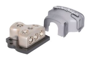 rockford fosgate rfd4 1/0 awg 4 awg distribution block – platinum