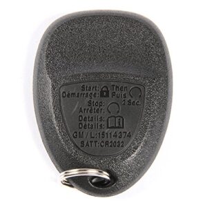 GM Genuine Parts 15114374 4 Button Keyless Entry Remote Key Fob