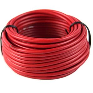 14 Gauge Primary Stranded Wire - 50 feet of Each Red & Black Single Conductor Remote Power Ground Hook-up Wire