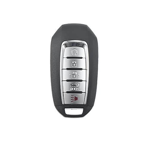 X AUTOHAUX 434MHz KR5TXN7 Replacement Smart Proximity Insert Keyless Entry Remote Key Fob for Infiniti QX60 2019-2020 for QX50 2020-2022 for Infin5 Buttons 4A Chip 285E3-9NR4A S180144709