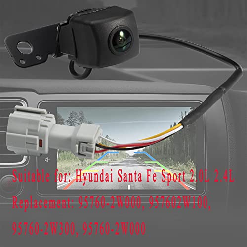 Backup Camera Rear View Back Up Safety Parking Assist Reverse Camera Fits 2013- 2016 Hyundai Santa Fe Sport 2.0 2.4 Replace 95760-2W000 95760-2W300 95760-2W000-FFF