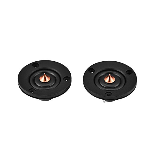 Zerone 1 Pair 2" 4Ohm 30W Silk/Polymer Composite Dome Tweeters Treble Speaker HiFi Stereo Heavy Bass Car Loudspeakers