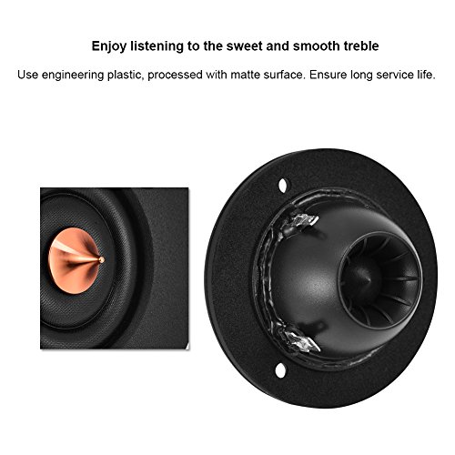 Zerone 1 Pair 2" 4Ohm 30W Silk/Polymer Composite Dome Tweeters Treble Speaker HiFi Stereo Heavy Bass Car Loudspeakers