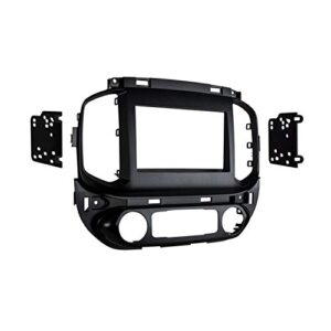 metra 95-3016g double din dash kit for chevy colorado gmc canyon 2015 – (black)