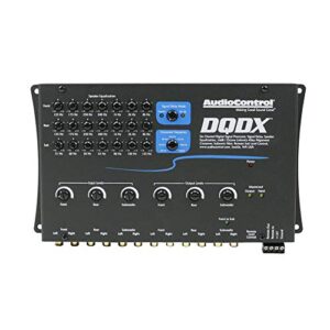 audiocontrol dqdx black 6 channel performance digital signal processor