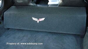 2005-2013 c6 corvette dual 10 downfire subwoofer box