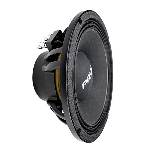 PRV AUDIO 10 Inch Woofer Speaker 10W1000-NDY-4, 1000 Watts Program Power, 4 Ohms, 3 in Voice Coil, 500 Watts RMS, Unique Sound Reproduction Midbass Woofer Driver for Pro Car Audio (Single)