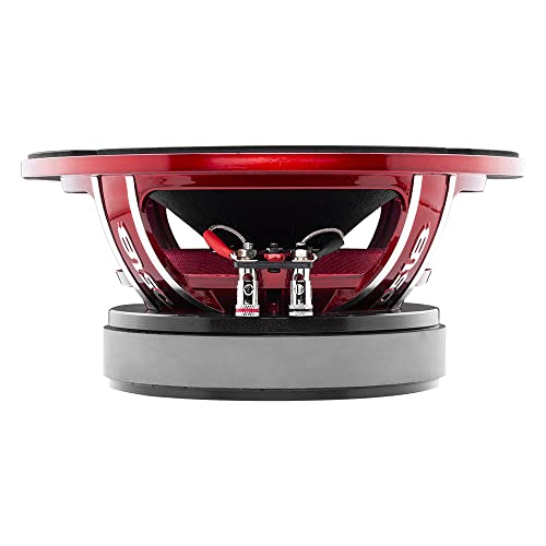 DS18 PRO-EXL88 Loudspeaker - 8", Midrange, Red Aluminum Basket, 800W Max, 400W RMS, 8 Ohms, Ferrite Magnet - for The People Who Live and Breathe Car Audio (1 Speaker)