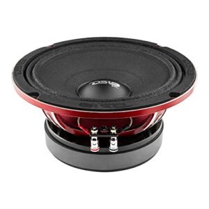 DS18 PRO-EXL88 Loudspeaker - 8", Midrange, Red Aluminum Basket, 800W Max, 400W RMS, 8 Ohms, Ferrite Magnet - for The People Who Live and Breathe Car Audio (1 Speaker)