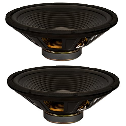 Goldwood Sound, Inc. Stage Subwoofer, OEM 15" Woofers 250 Watts Each 8ohm Replacement 2 Speaker Set (GW-215/8-2)