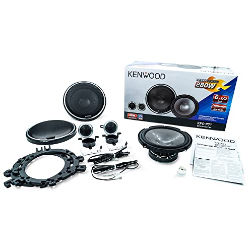 Kenwood KFC-P71 Car Concert Series 280 Watts 6-1/2" Component Speaker System