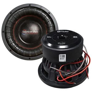 2x american bass 10″ car subwoofers 4000 watts dual 4 ohm vc xfl-1044 xfl-10-d4