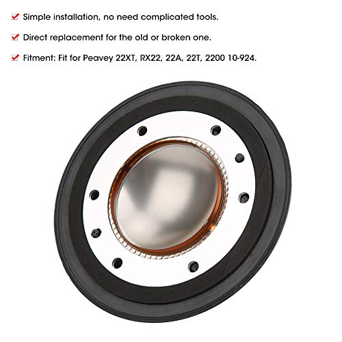 Fydun Peavey Replacement Tweeter Tweeter Speakers - Horn Tweeter Diaphra 10-924 Replacement Speaker Accessories Super Tweeter Car for Audio Tweeter Fit for Peavey 22XT RX22 22A 22T