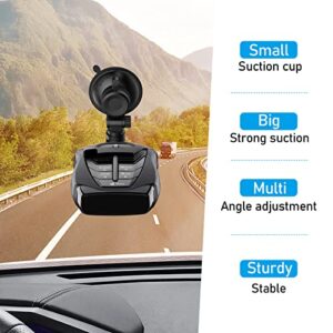 Radar Detector Mount,Car Radar mounting Bracket Suction Cup Holder,Windshield & Dashboard Radar Detector Suction Mount,For Cobra Escort Beltronics Valentine One Radar Detector,Easy to Install