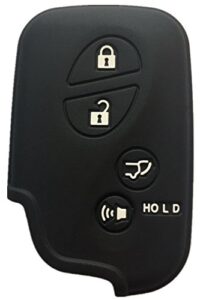 rpkey silicone keyless entry remote control key fob cover case protector replacement fit for lexus es350 gs300 gs350 gs430 gs450h isc is250 is350 ls460 ls600h hyq14aab 89904-50380 89904-30270