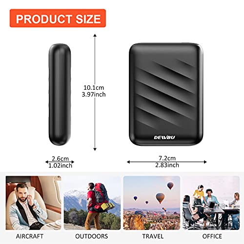 DEWBU Power Bank 12V Battery with Intelligent Led Display Battery Charger for Heated Jacket, Outdoor Electric Heating Coat, iPhone, iPad, Samsung Galaxy, Android, and Other Smart Devices