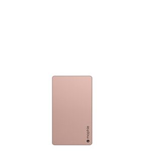 mophie powerstation – universal external battery – made for smartphones and tablets (6,000mah) – rose gold