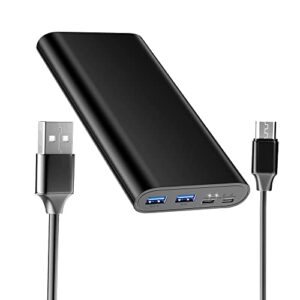 26800mah portable charger power bank, dual usb w/usb-c fast charging battery pack charger for iphone xr xs 11 12 13 14 se, ipad,airpods,samsung s10 s21 s22 s23 ultra, google pixel 6,lc android phone