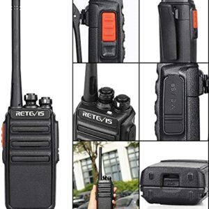 Retevis H-777S Long Range Walkie Talkies,2 Way Radios for Adults,Rechargeable Two Way Radio,VOX Hands Free Durable Strong Signal,Security Church School Business (10 Pack)